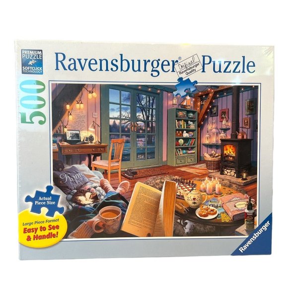 Ravensburger | Games | Ravensburger Cozy Retreat 50pcs Large Format ...